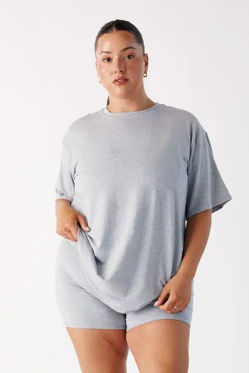 LONDRE BODYWEAR The Cool-comf Lounge T-shirt - Heather Gray