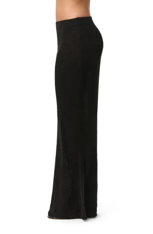 Naked Wardrobe Ribbed Knit Maxi Skirt - Black