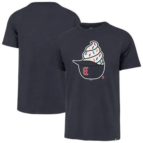 '47 Boston Red Sox Ice Cream Helmet Franklin T-shirt - Navy