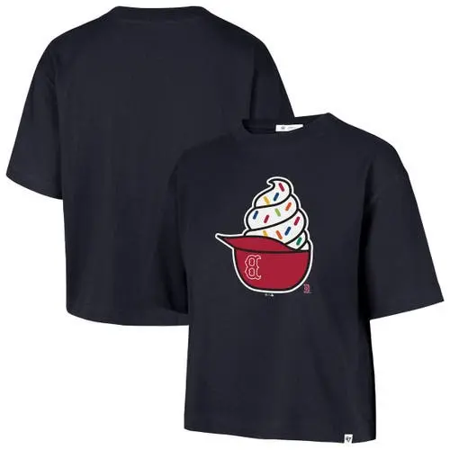 '47 47 Boston Red Sox Ice Cream Helmet T-shirt - Navy