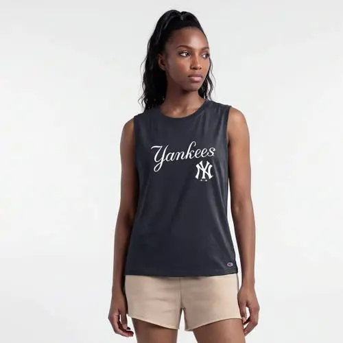 Champion New York Yankees Muscle Tank Top - Navy