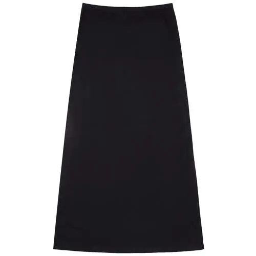 MONTE CARLO Long Pull-on Skirt - Black