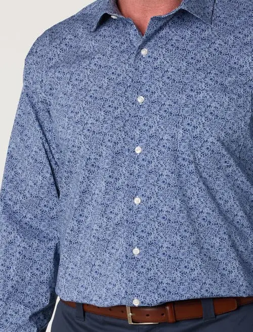 SYNRGY BY DXL Big & Tall Exploded Sunflower Dress Shirt