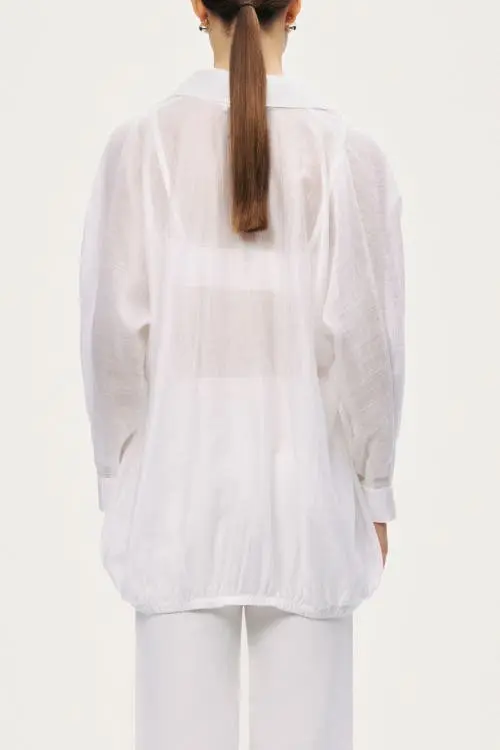 NOCTURNE Tie-detail Shirt