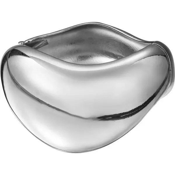 KELLERY La Nonna Sculptural Organic Cuff - Silver