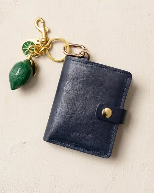 CASUPO Citrus-inspired Enamel Lime Charm With Keychain