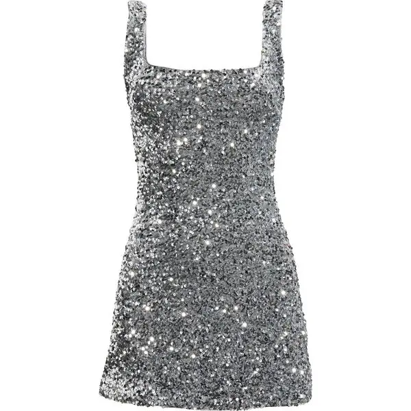 Princess Polly Miss Me Sequin Sleeveless Minidress
