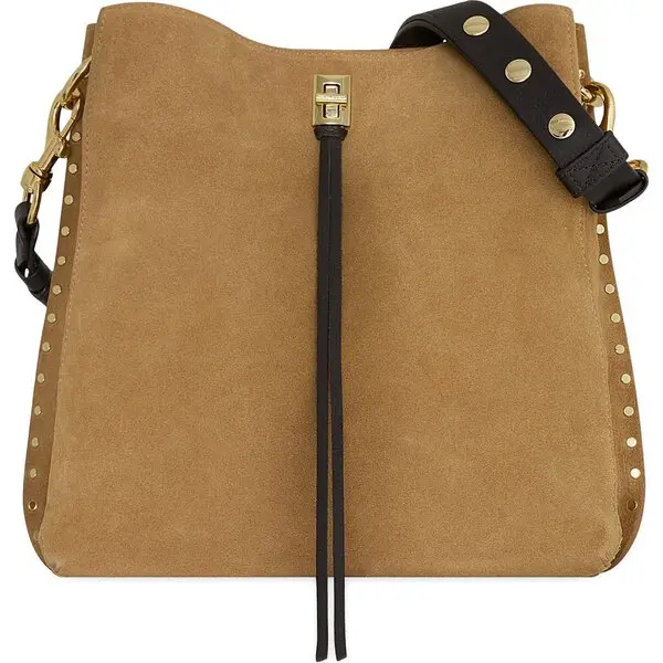 Rebecca Minkoff Darren Suede Shoulder Bag - Chest/fond