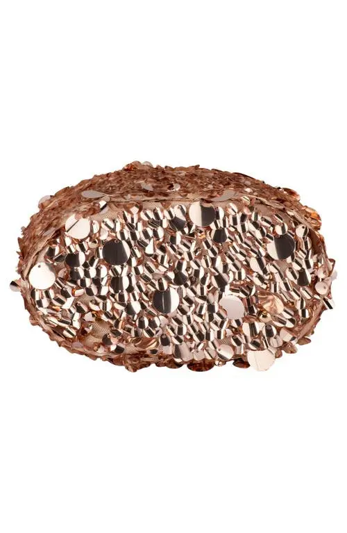 OLGA BERG Vera Sequin Top Handle Bag