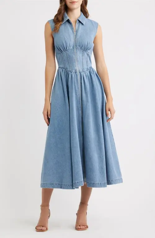 FREEMARKET Midi Dress - Denim