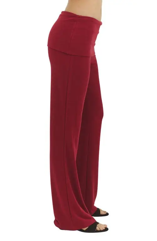 FIND ME NOW Foldover Flare Leg Pants