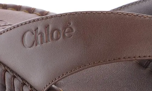 Chloé Nama Platform Wedge Sandal