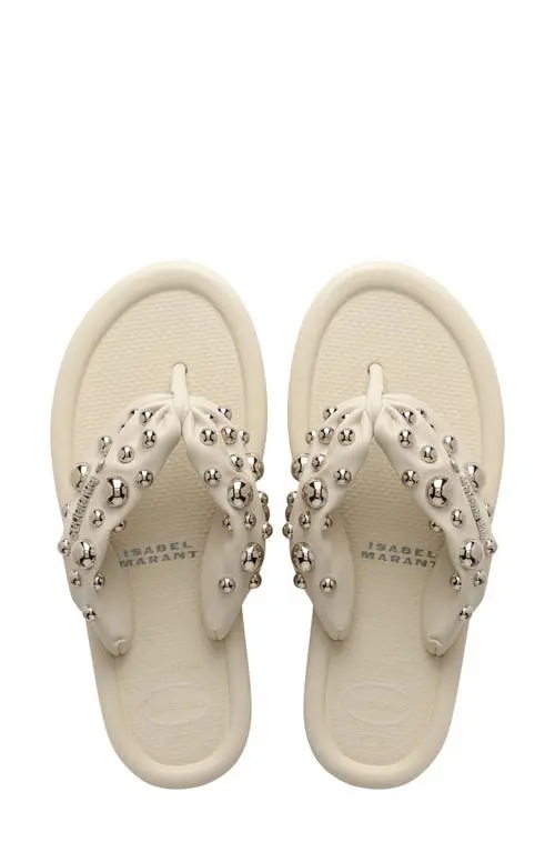 Havaianas X Isabel Marant Maxi Puff Flip Flop - Beige