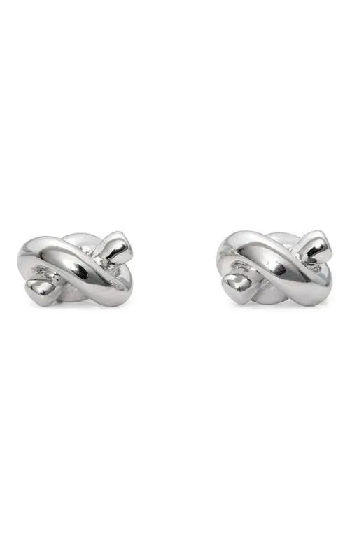 Kate Spade New York Sailor's Knot Stud Earrings - Silver