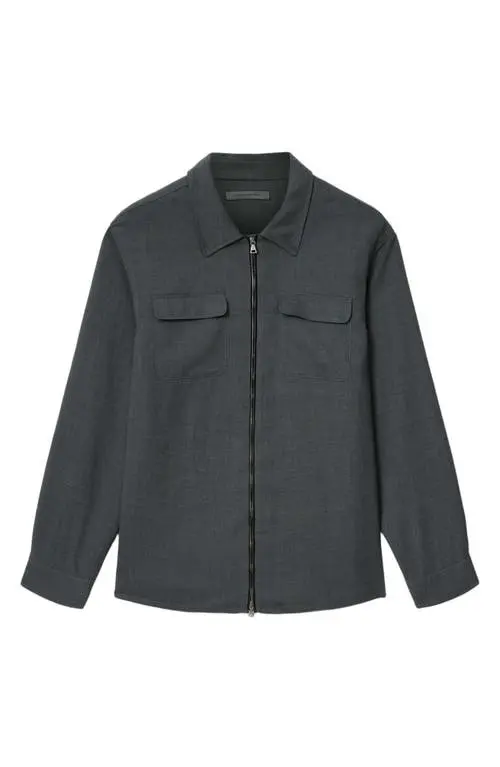 John Varvatos Julio Zip-up Shirt Jacket