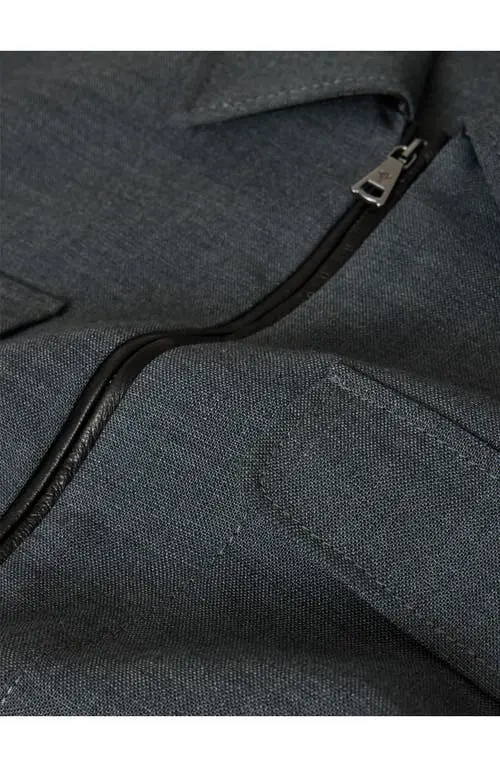 John Varvatos Julio Zip-up Shirt Jacket