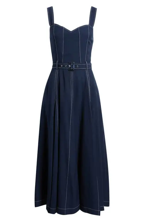CIEBON Ariena Belted Maxi Dress