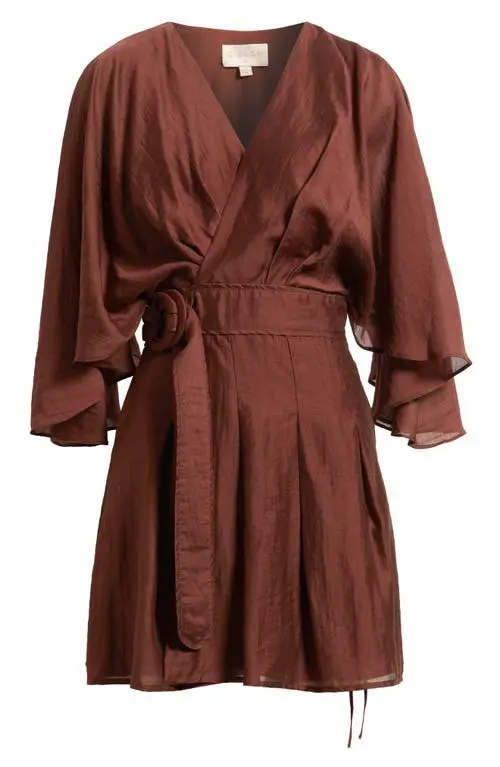 CIEBON Avaele Flutter Sleeve Minidress