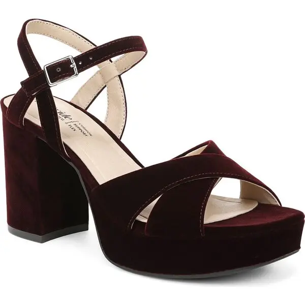 LIFESTRIDE Alice Platform Sandal - Choco Plum
