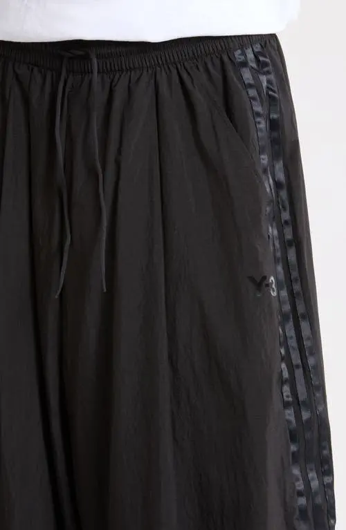 Y3 Gradient 3-stripes Wide Leg Taffeta Pants