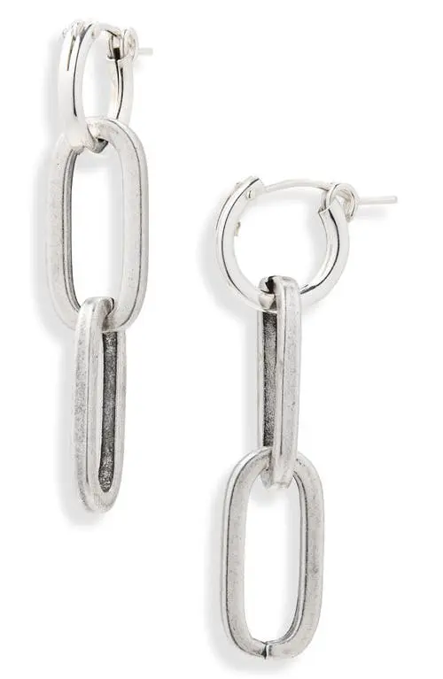 CHILD OF WILD Sydney Chain Drop Earrings - Silver