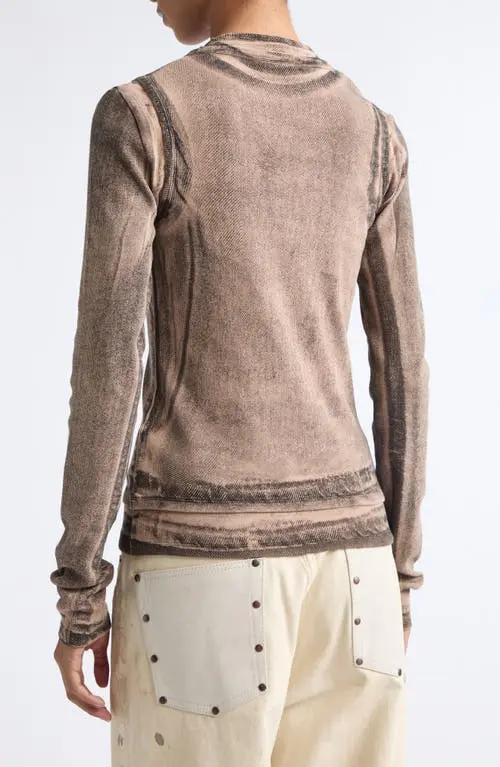 Acne Studios Elga Fitted Long Sleeve T-shirt
