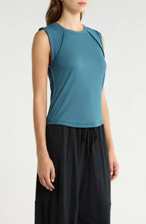 Free People Love My Twist Muscle Tee - Riptide