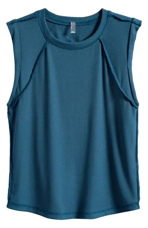 Free People Love My Twist Muscle Tee - Riptide