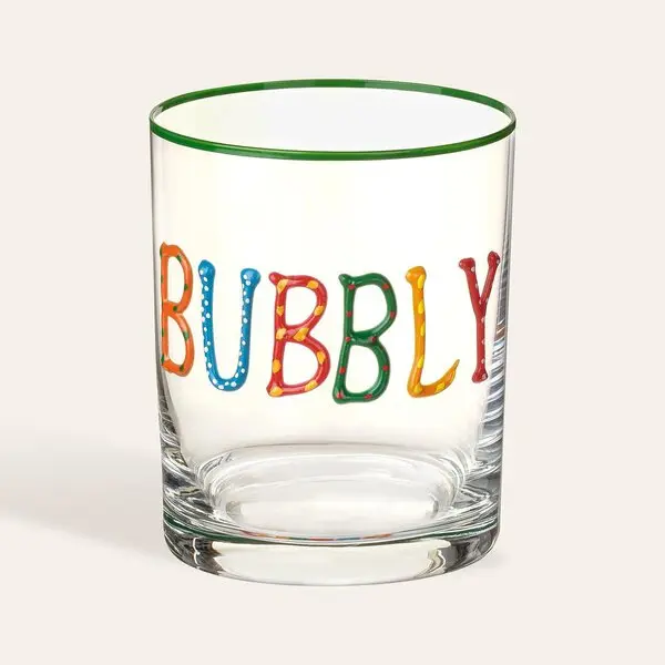 ZSA ZSA ZSU Glass Water Glass 13 Oz. Transparent