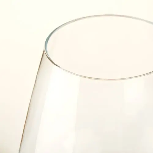 ZSA ZSA ZSU Loess Hand Painted Glass White Wine Glass 15 Oz
