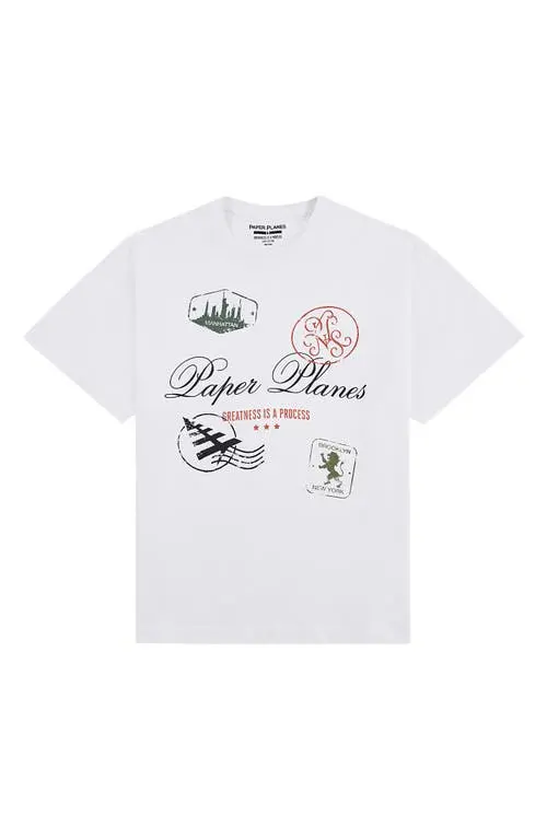 PAPER PLANES Postcard Graphic T-shirt