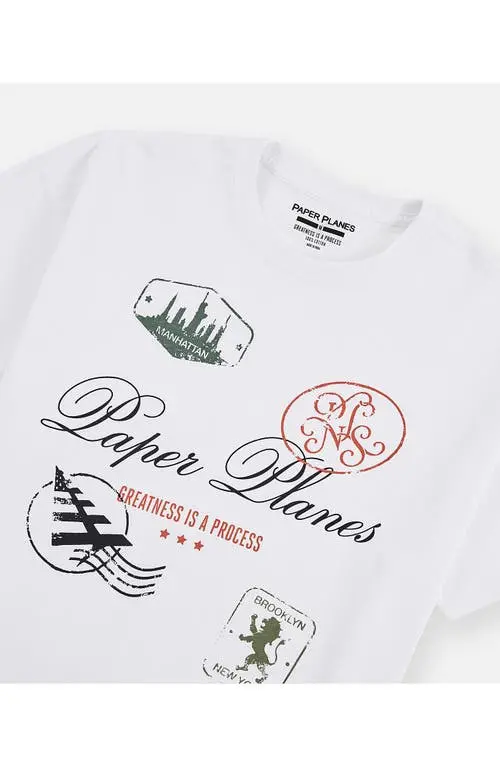 PAPER PLANES Postcard Graphic T-shirt
