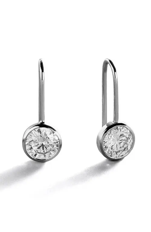 Baublebar Mini Fallon Bezel Earrings - Silver