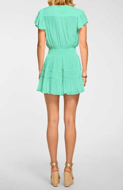 Ramy Brook Irene Short Sleeve Mini Dress - Jade