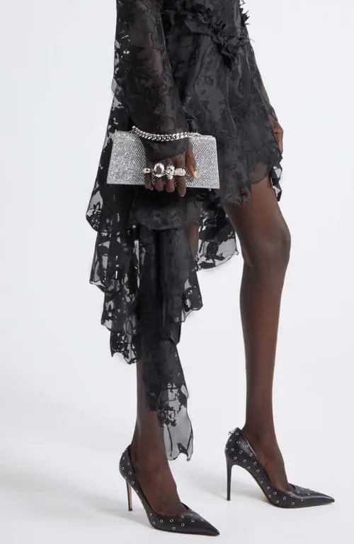 Alexander McQueen Mini Jeweled Shoulder Bag