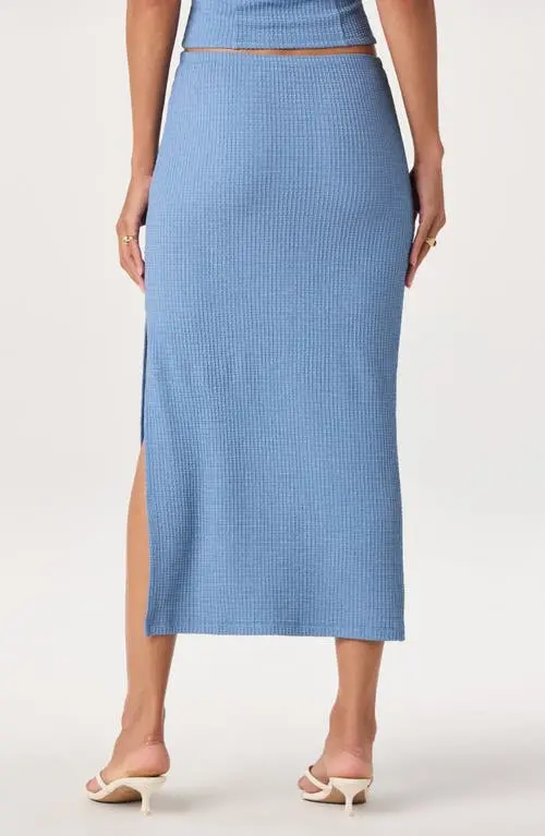 Astr The Label Milana Rib Midi Skirt
