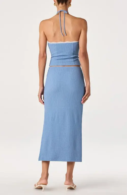 Astr The Label Milana Rib Midi Skirt