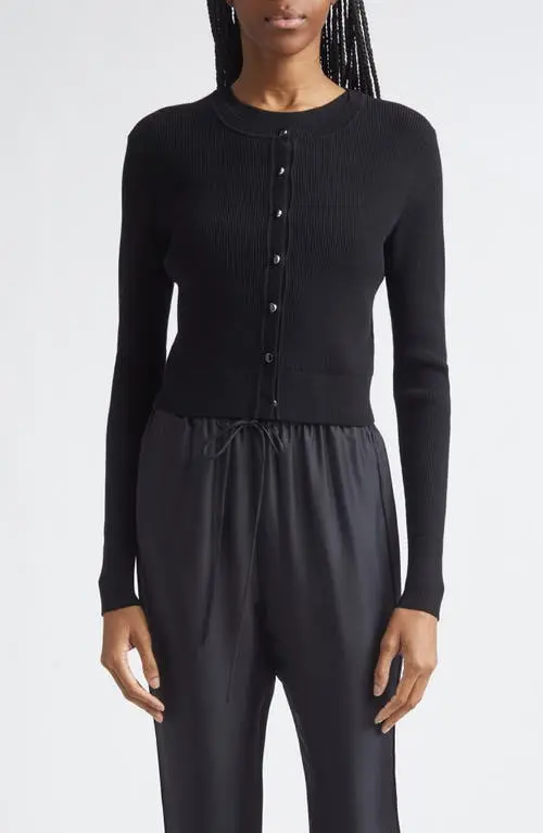 TOCCIN Zoe Crop Cardigan - Jet