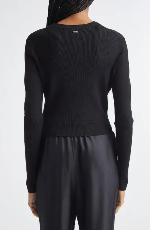 TOCCIN Zoe Crop Cardigan - Jet