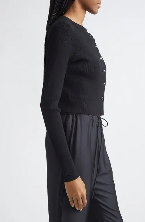 TOCCIN Zoe Crop Cardigan - Jet