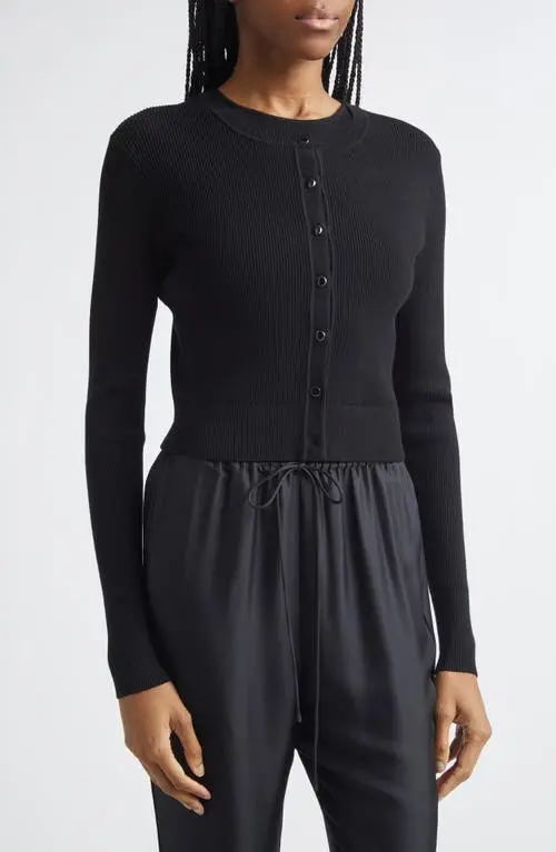 TOCCIN Zoe Crop Cardigan - Jet
