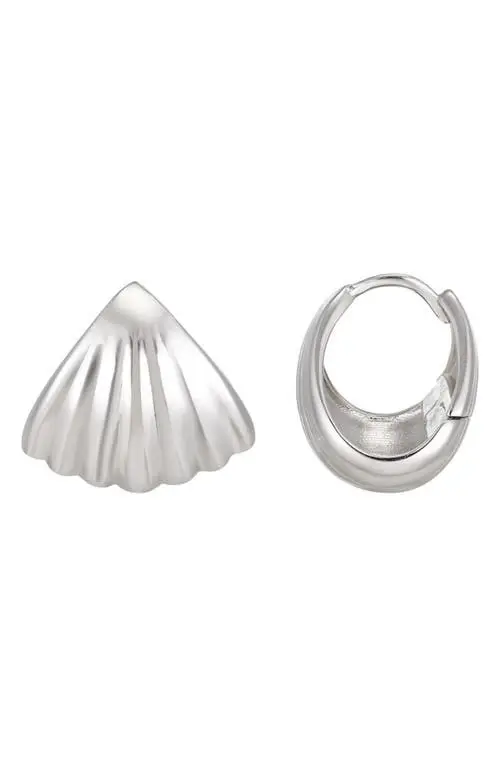 ST. MORAN Statement Palm Hoop Earrings