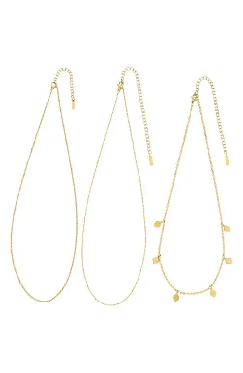ST. MORAN Set Of 3 Assorted Chain Necklaces