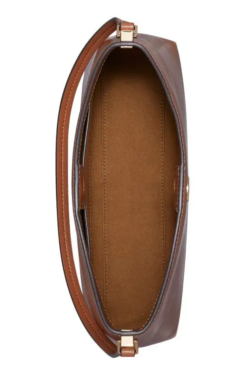Tory Burch Small Robinson Leather Shoulder Bag - Aged Tan
