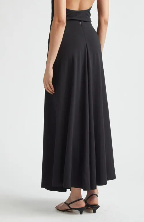 TOTEME Flared Jersey Maxi Skirt