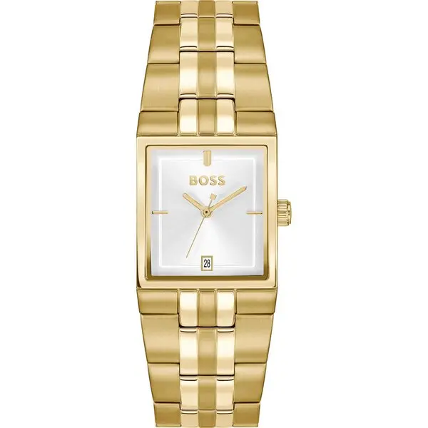 BOSS Goldtone Stainless Steel Bracelet Watch - Silver