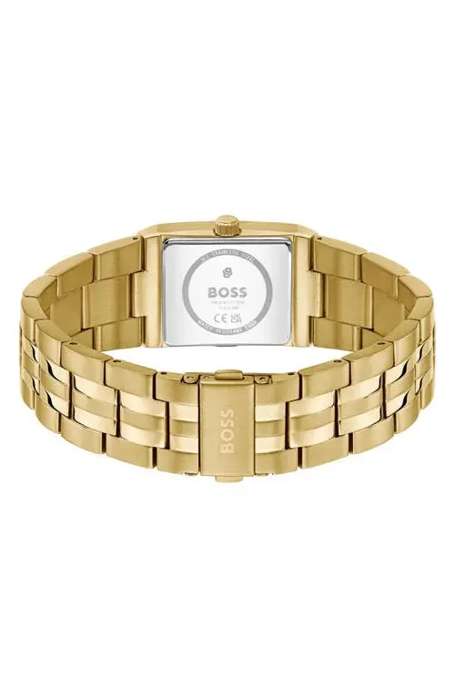 BOSS Goldtone Stainless Steel Bracelet Watch