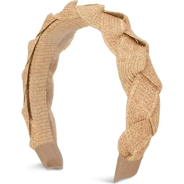 GIGI BURRIS MILLINERY Braided Toyo Straw Headband