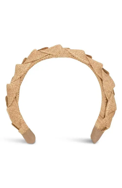 GIGI BURRIS MILLINERY Braided Toyo Straw Headband