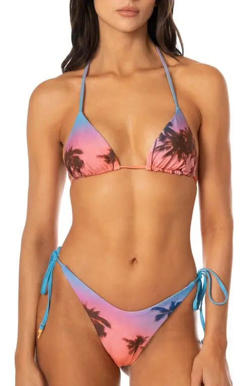 MAAJI Peach Drift Reversible Bikini Top